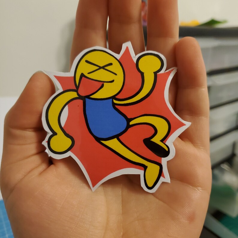 SILLY EXPLOSION Early 2010's Roblox Noob Inspired - Etsy