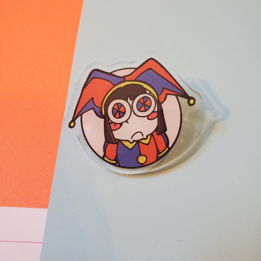 Sad Pomni Acrylic Pin 2 Inches - Etsy