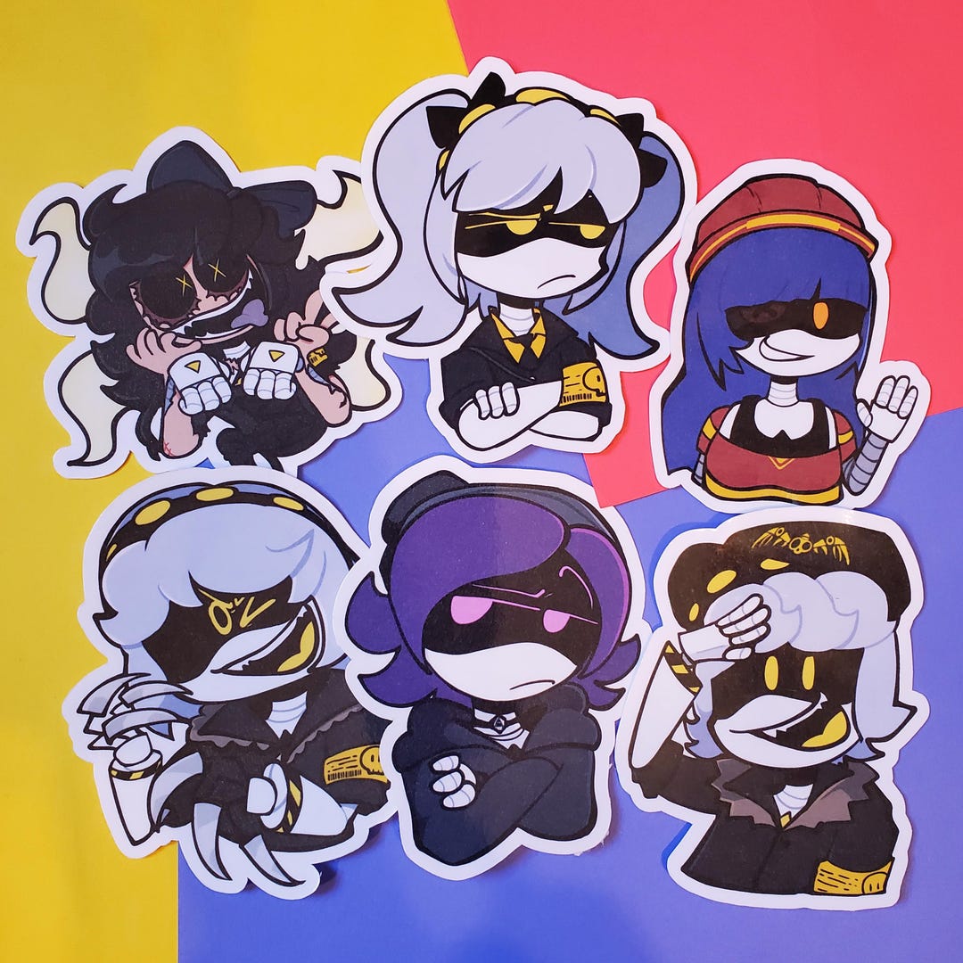Murder Drones Main Cast Sticker Pack! - Etsy