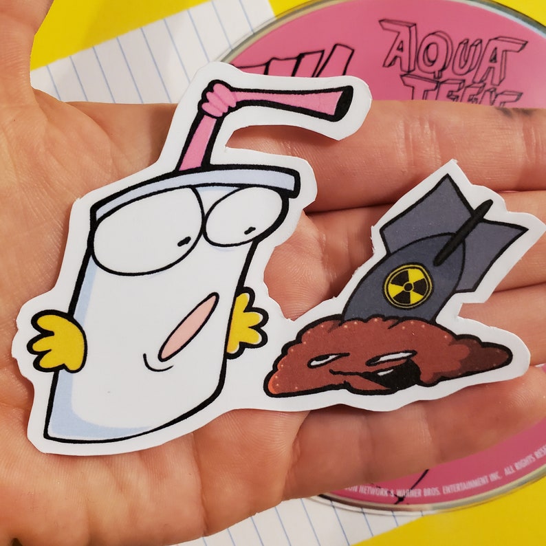 Shake and Meatwad ATHF Inspired Sticker - Etsy