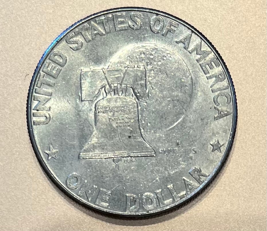 1776-1976 Eisenhower USA One Dollar Coin - ERROR Mint - Bicentennial ...