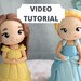 Fondant Princesses Cake Topper Step by Step Video Tutorial | Etsy