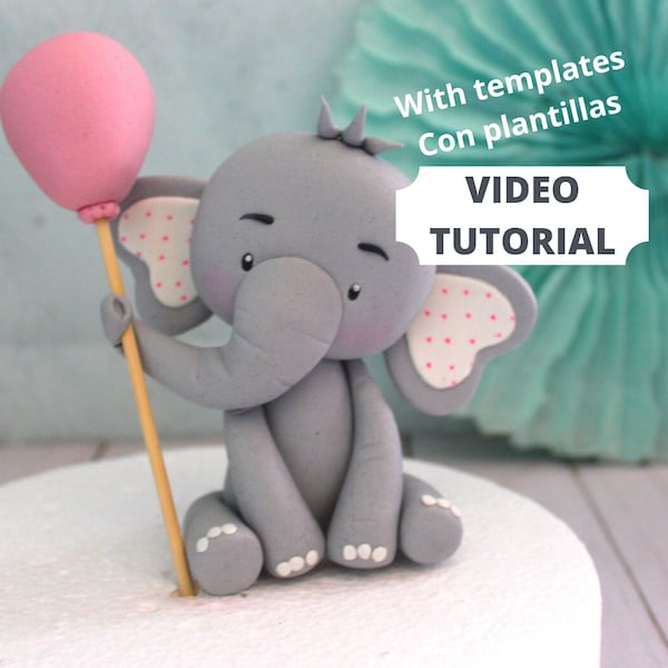 Elephant Cake Topper - Etsy