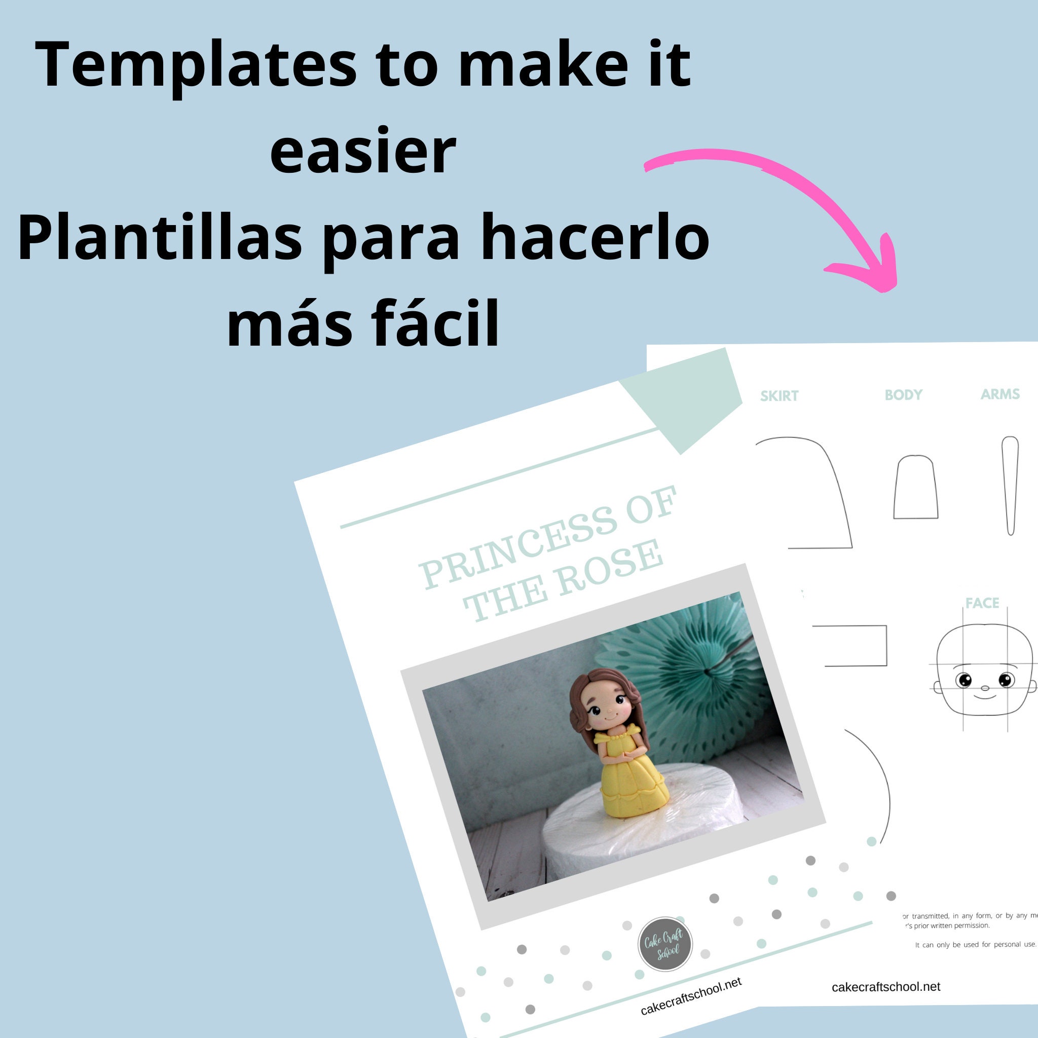 Fondant Cat Cake Topper Video Tutorial With Printable Templates - Etsy UK