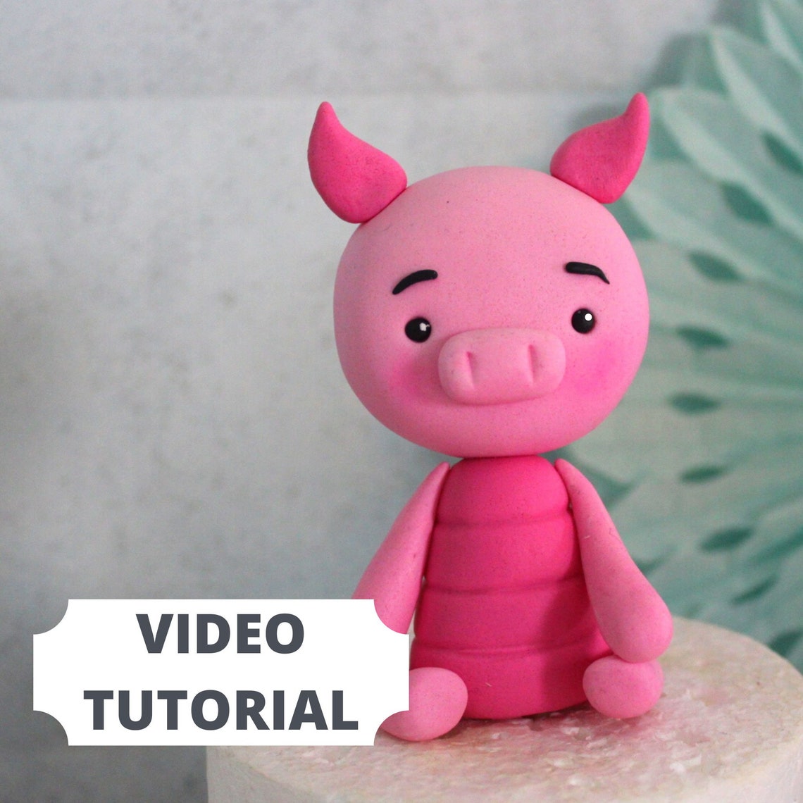 Fondant Woodland Animal Cake Topper Video Tutorial Step by - Etsy