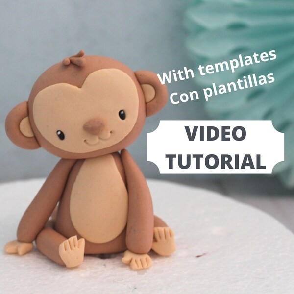 Fondant Monkey - Etsy