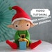 Fondant Christmas Elf Cake Topper Video Tutorial With Printable ...