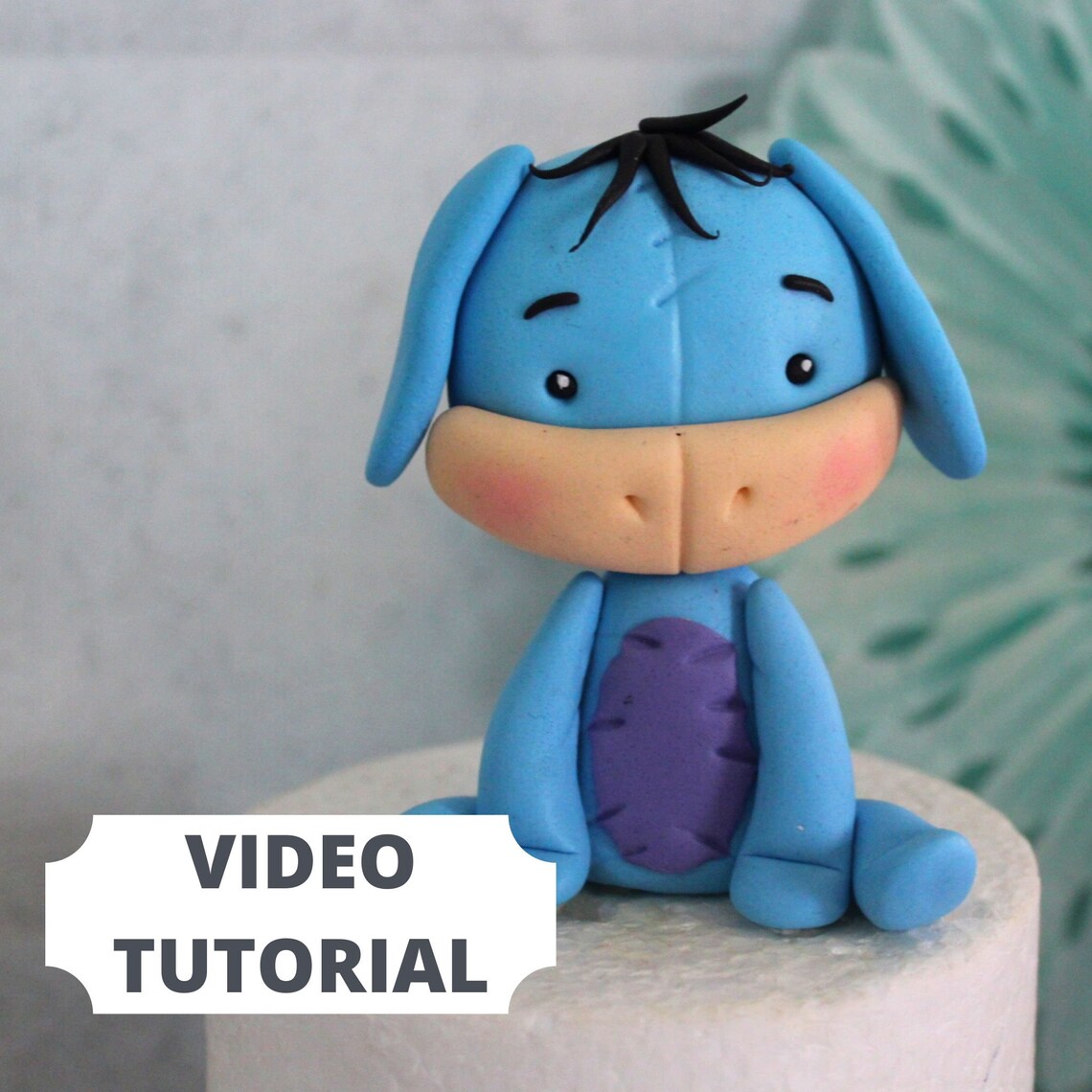 Fondant Woodland Animal Cake Topper Video Tutorial Step by - Etsy