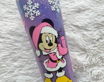 Minnie Mouse Christmas Snow Globe - Etsy