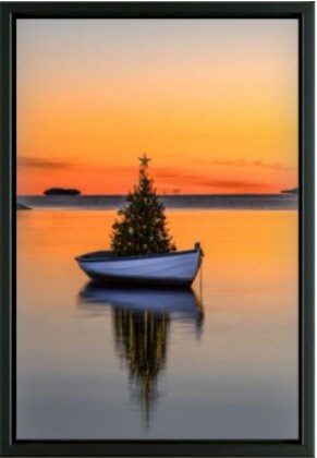 Little Christmas Tree in Boat - Etsy