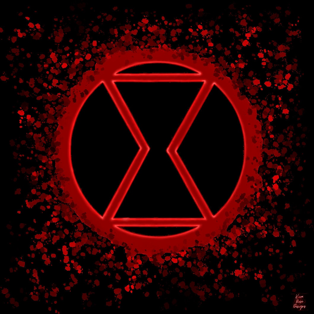 Black Widow Logo Digital Art - Etsy