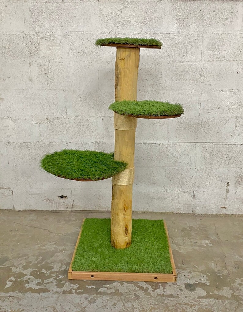 Outdoor Cat Tree In Natural Wood Cypresses Etsy