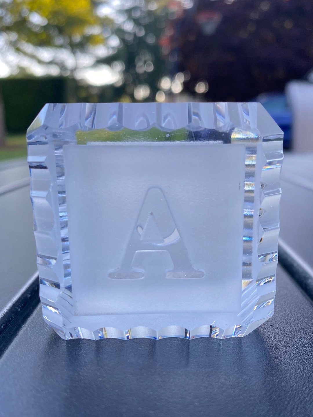 Waterford Crystal Alphabet Block Babies Room Decor Child Decor - Etsy