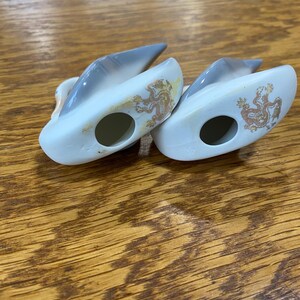 Vintage Japanese Bisque Swan Figurines, Mid Century Design - Home Decor ...