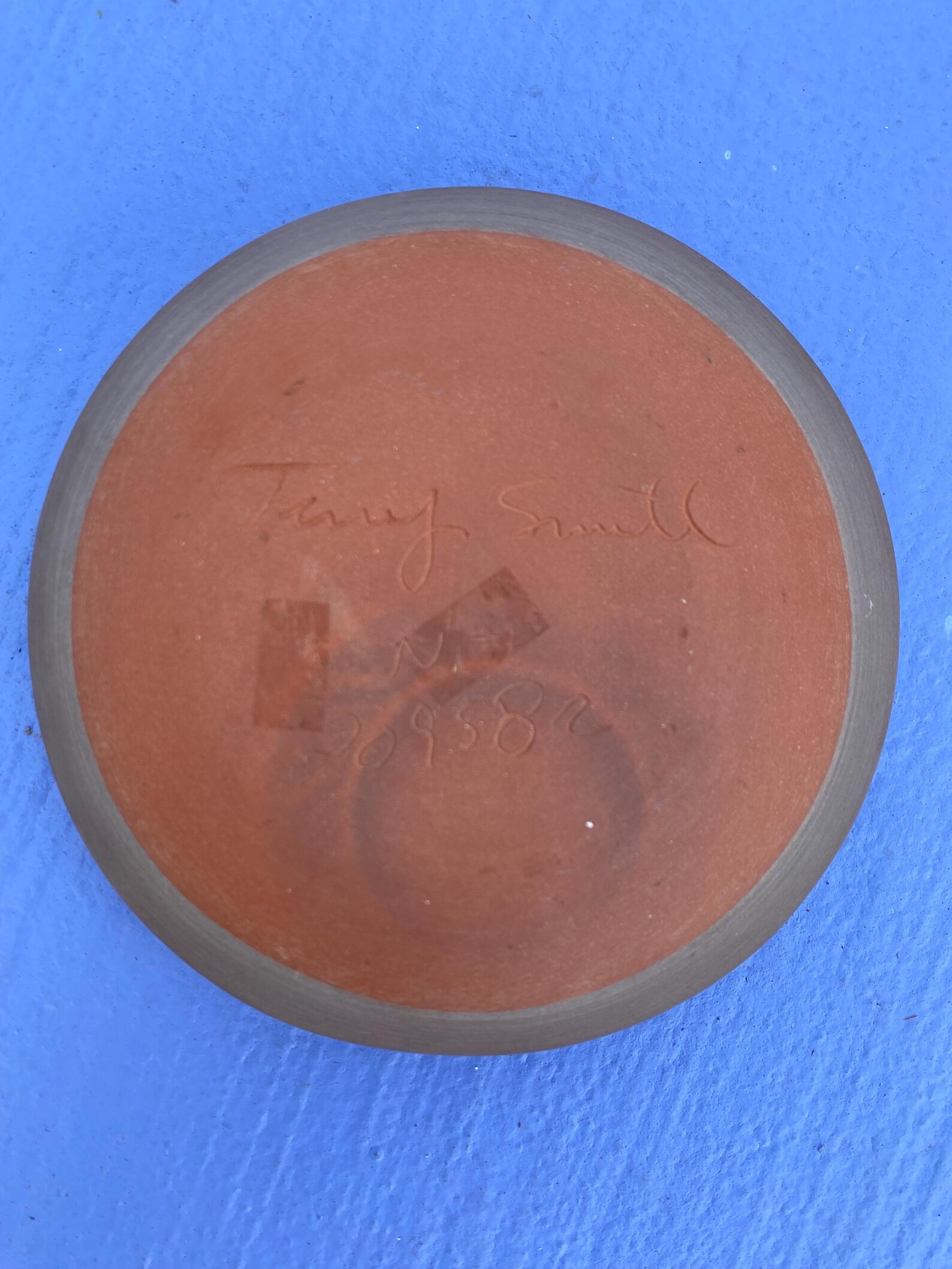 Native American Pottery Navajo Terry Smith Terracotta Sgrafitto ...