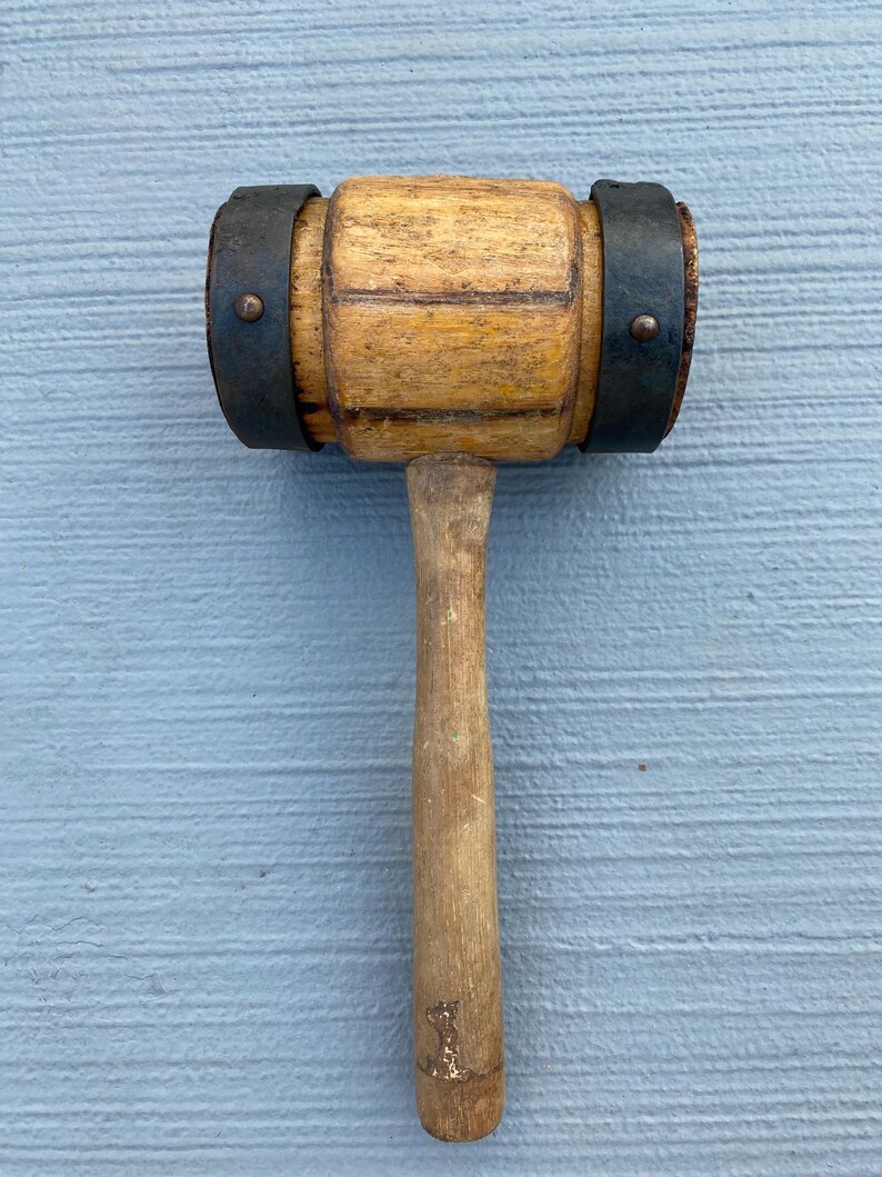 Vintage Syroco Wooden Hammer/mallet Circus Hammer - Primitive Hammer - Etsy