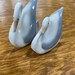 Vintage Japanese Bisque Swan Figurines, Mid Century Design - Home Decor ...