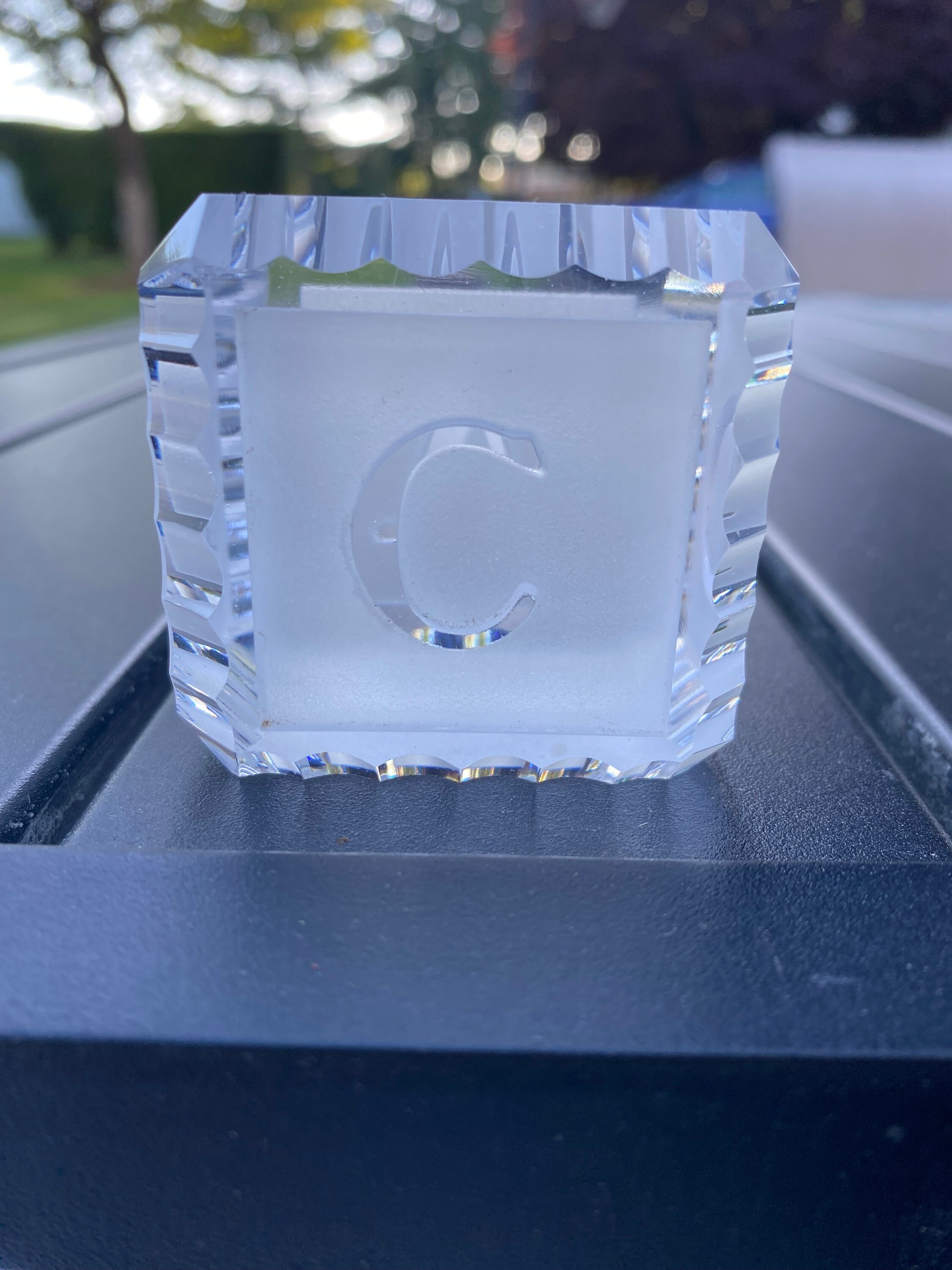 Waterford Crystal Alphabet Block Babies Room Decor Child Decor - Etsy