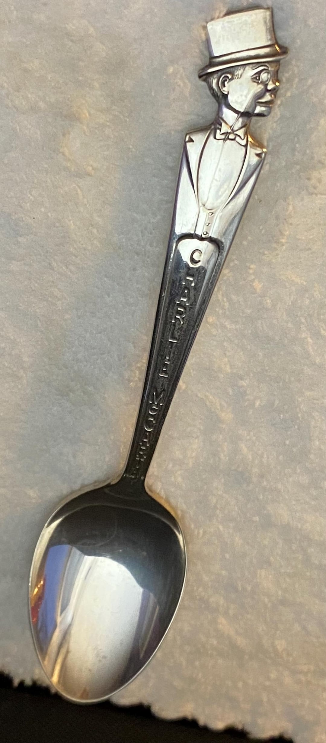 Vintage Charlie Mccarthy Silver Plate Teaspoon Silverware Utensils - Etsy