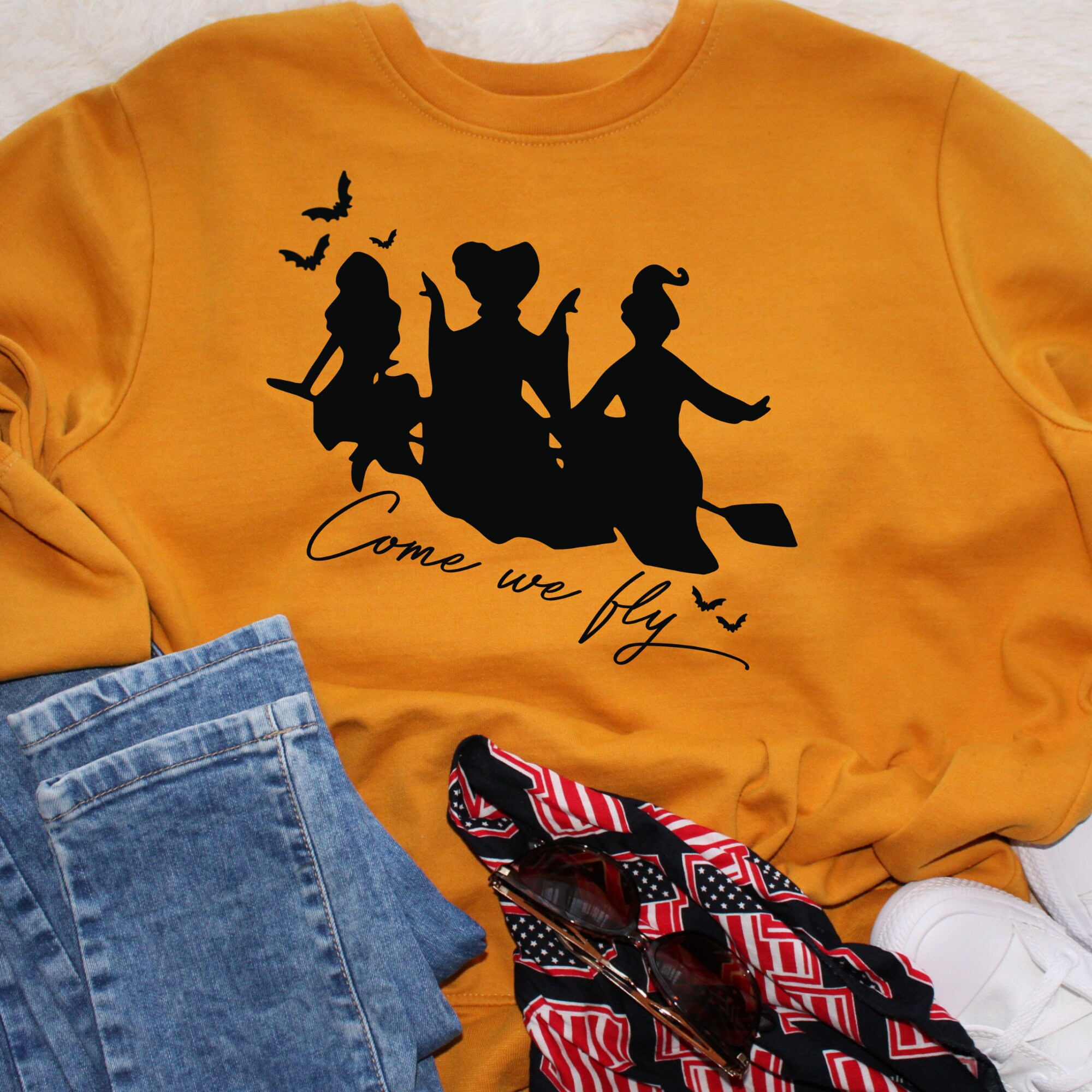 Hocus Pocus SVG, Come We Fly, Happy Halloween Cut File, Trick or ...