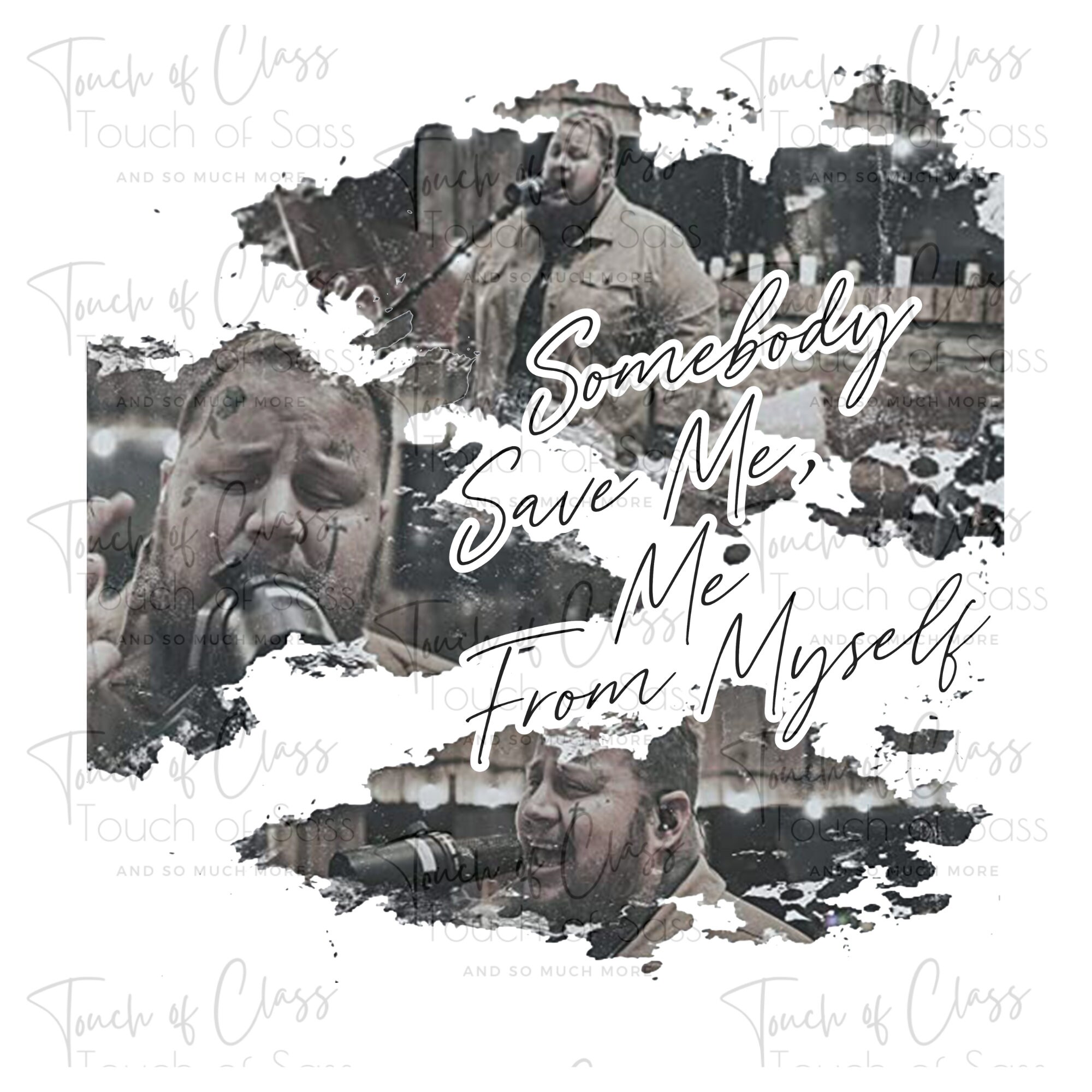 Jelly Roll Somebody Save Me Save Me From Myself Sublimation PNG Digital ...