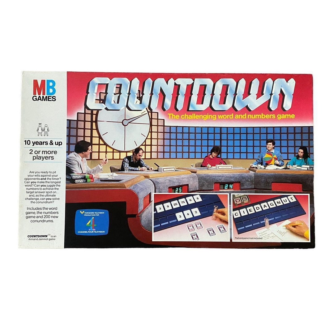 Vintage 1986 Countdown Board Game. - Etsy