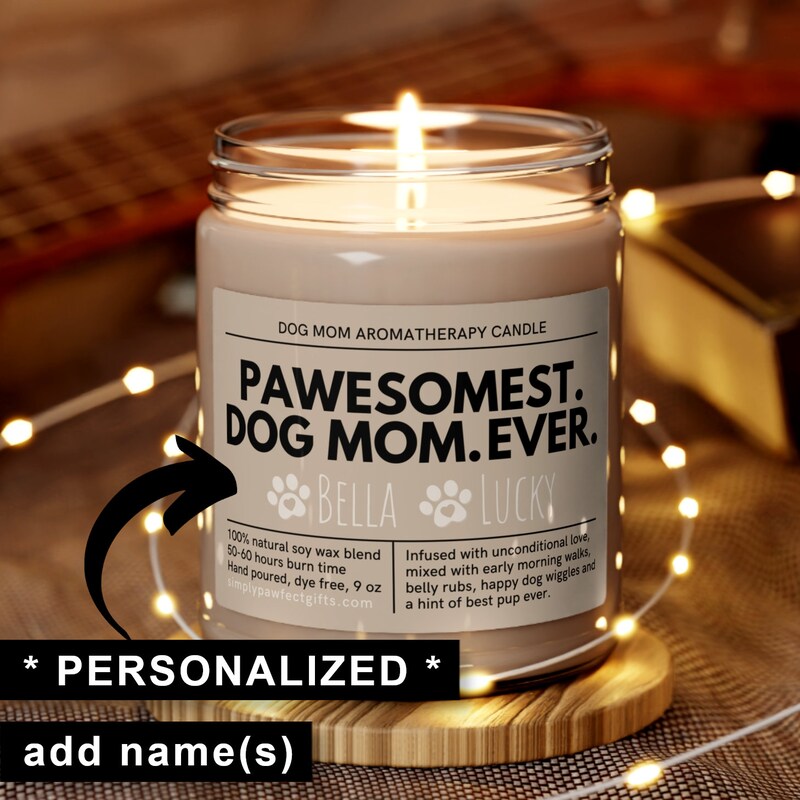 Dog Candle - Etsy