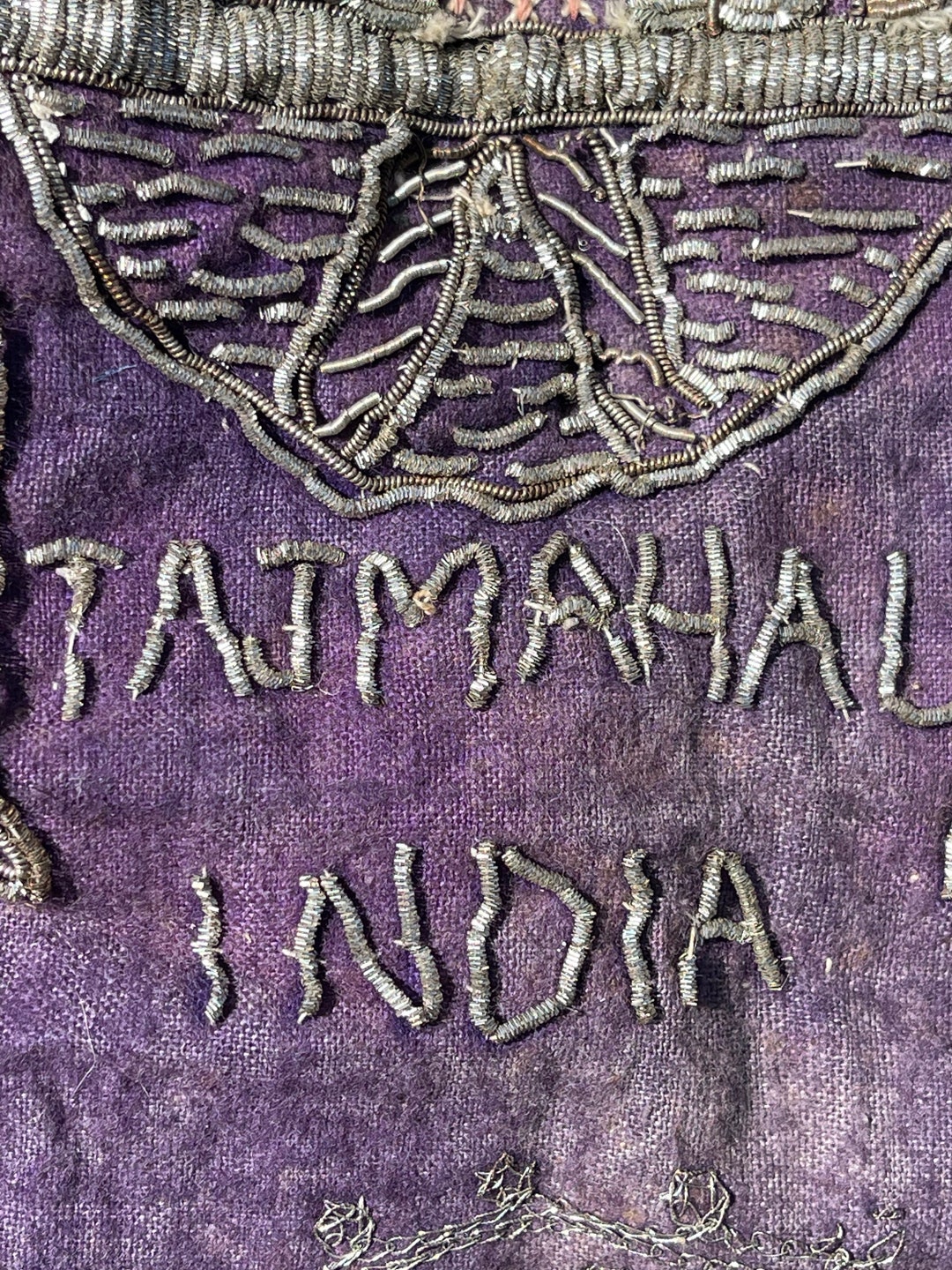 Antique Silver Thread Embroidery - Etsy