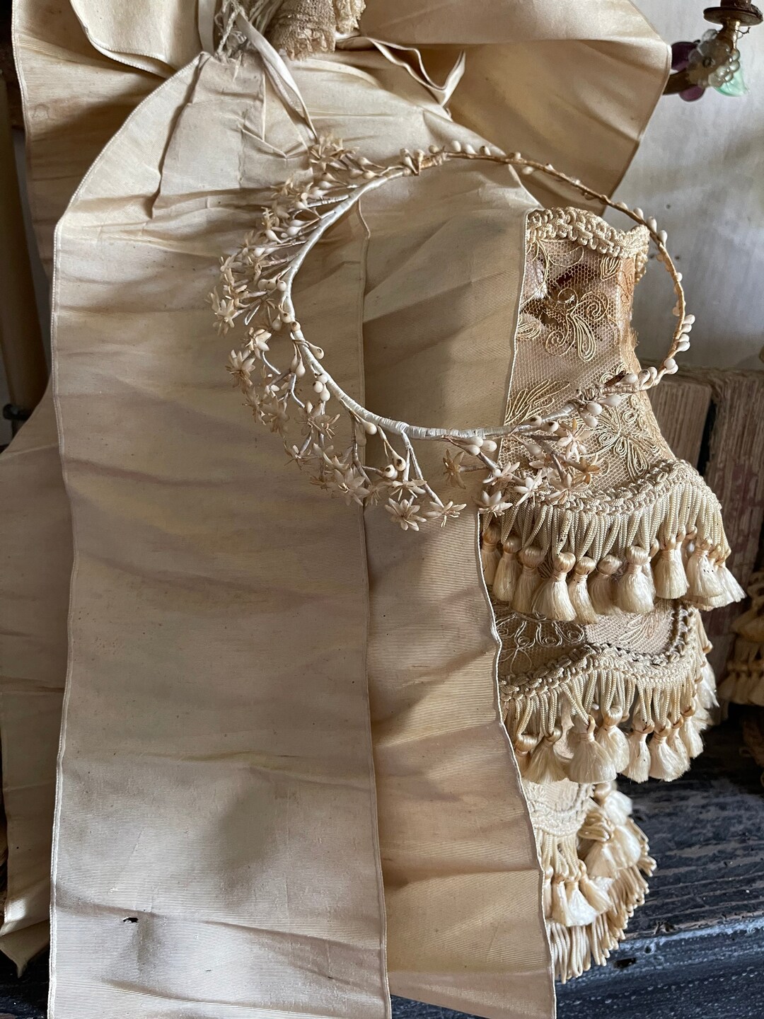 Antique French Tiara Gorgeous Sephia Colour - Etsy