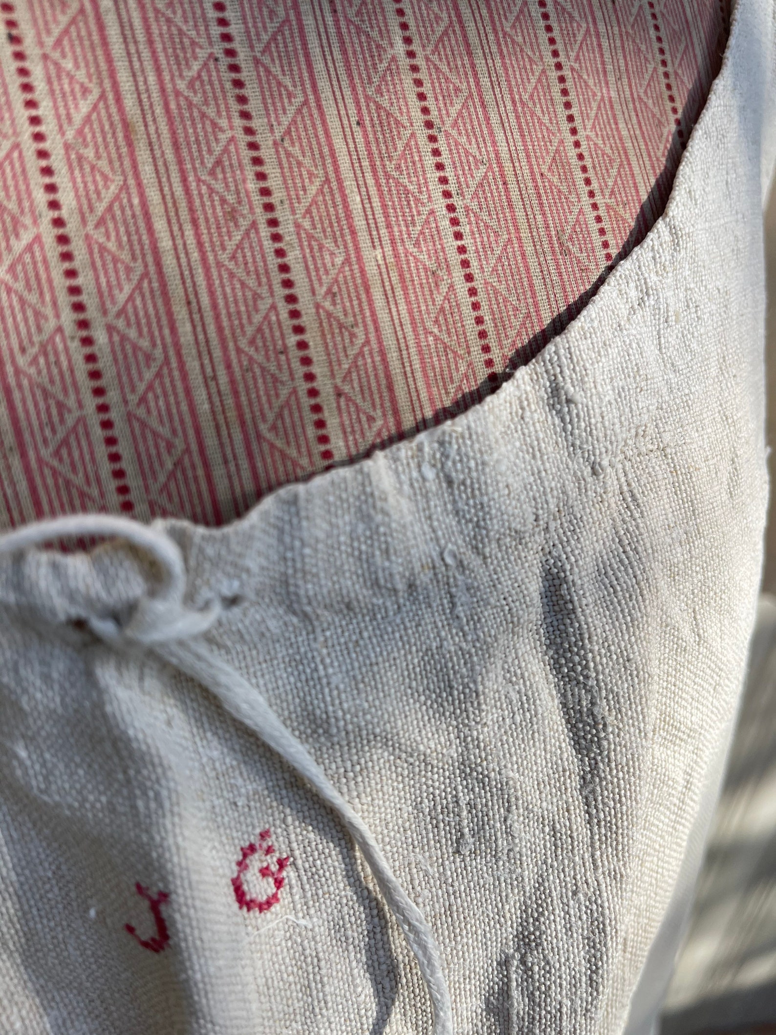 French Homespun Linen From 1890 Chores Dress - Etsy
