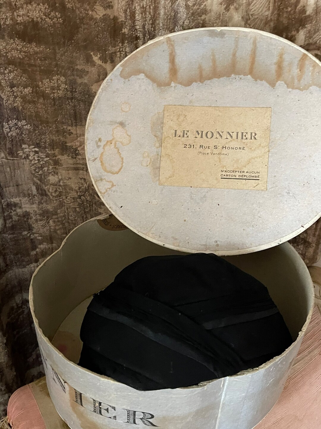 French Parisian Ladies Hat and Original Box - Etsy