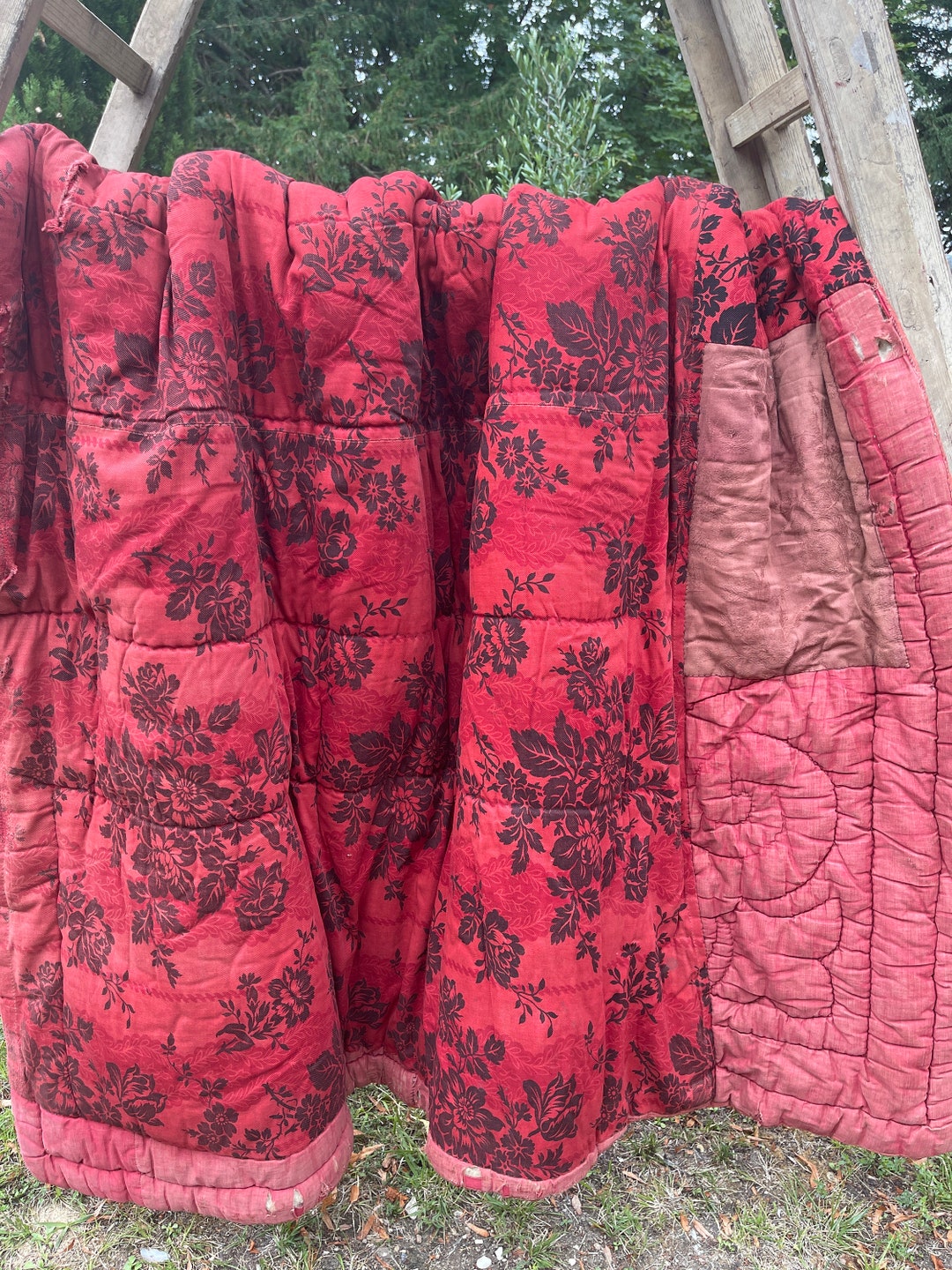 Antique French Boutis/quilt - Etsy