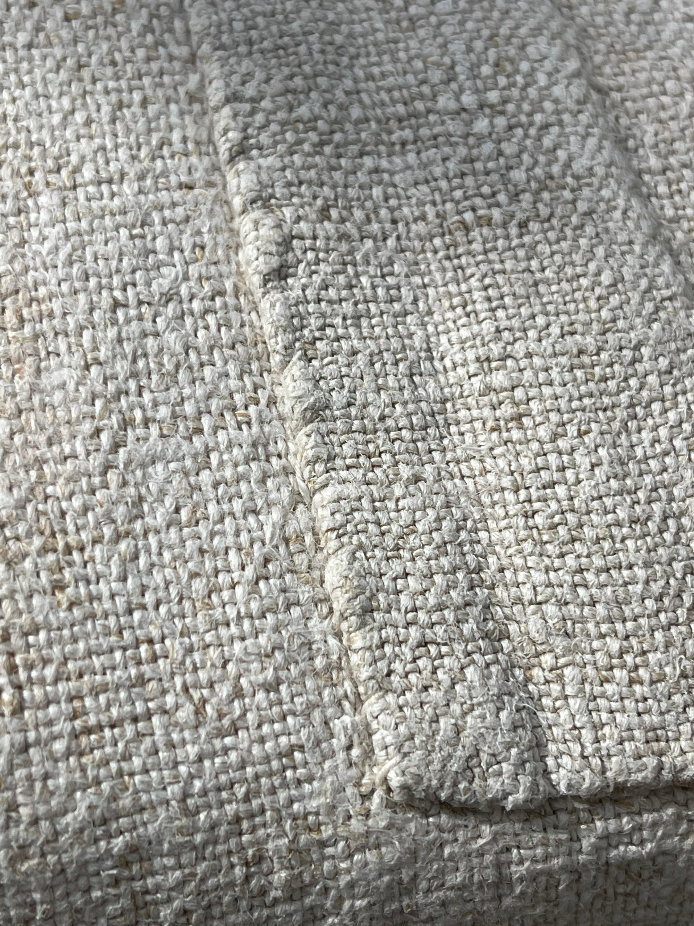 Homespun Antique Linen Bolster - Etsy