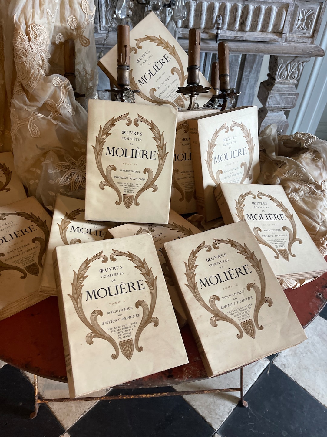 Antique French MOLIÉRE BOOKS - Etsy