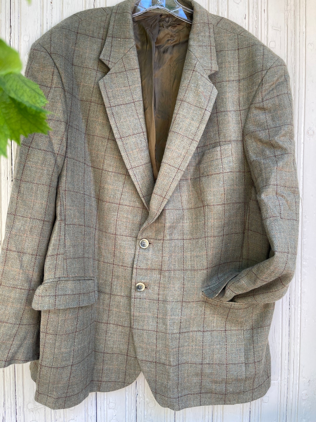 Vintage ENGLISH TWEED JACKET - Etsy