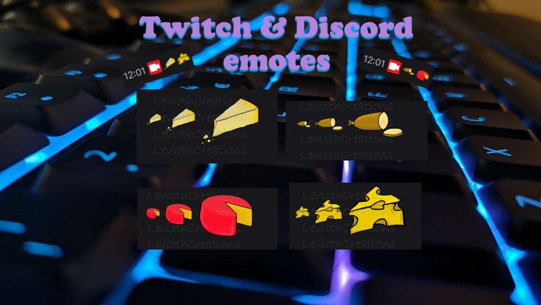 4 Twitch Emotes Discord Emotes Cheese Emotes - Etsy UK
