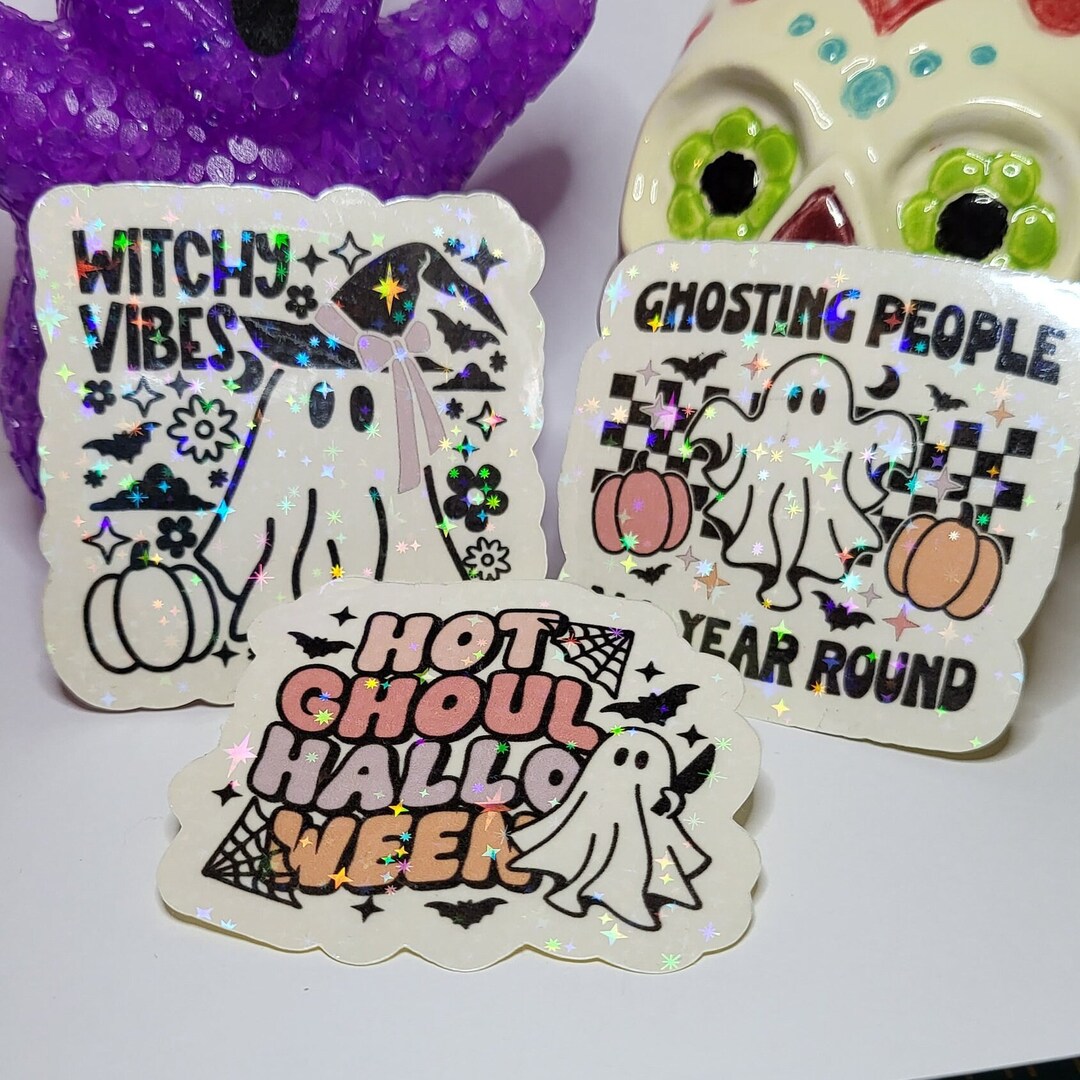 Halloween Sticker Bundle 12 Halloween Sticker Set - Etsy