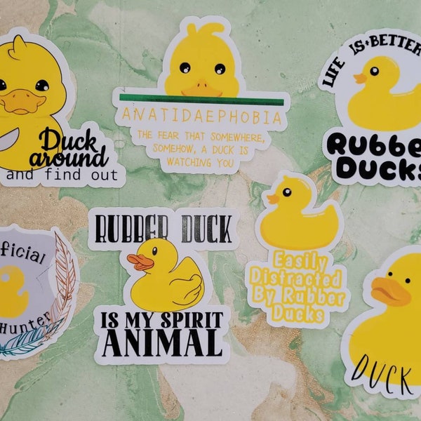Rubber Duck Sticker - Etsy
