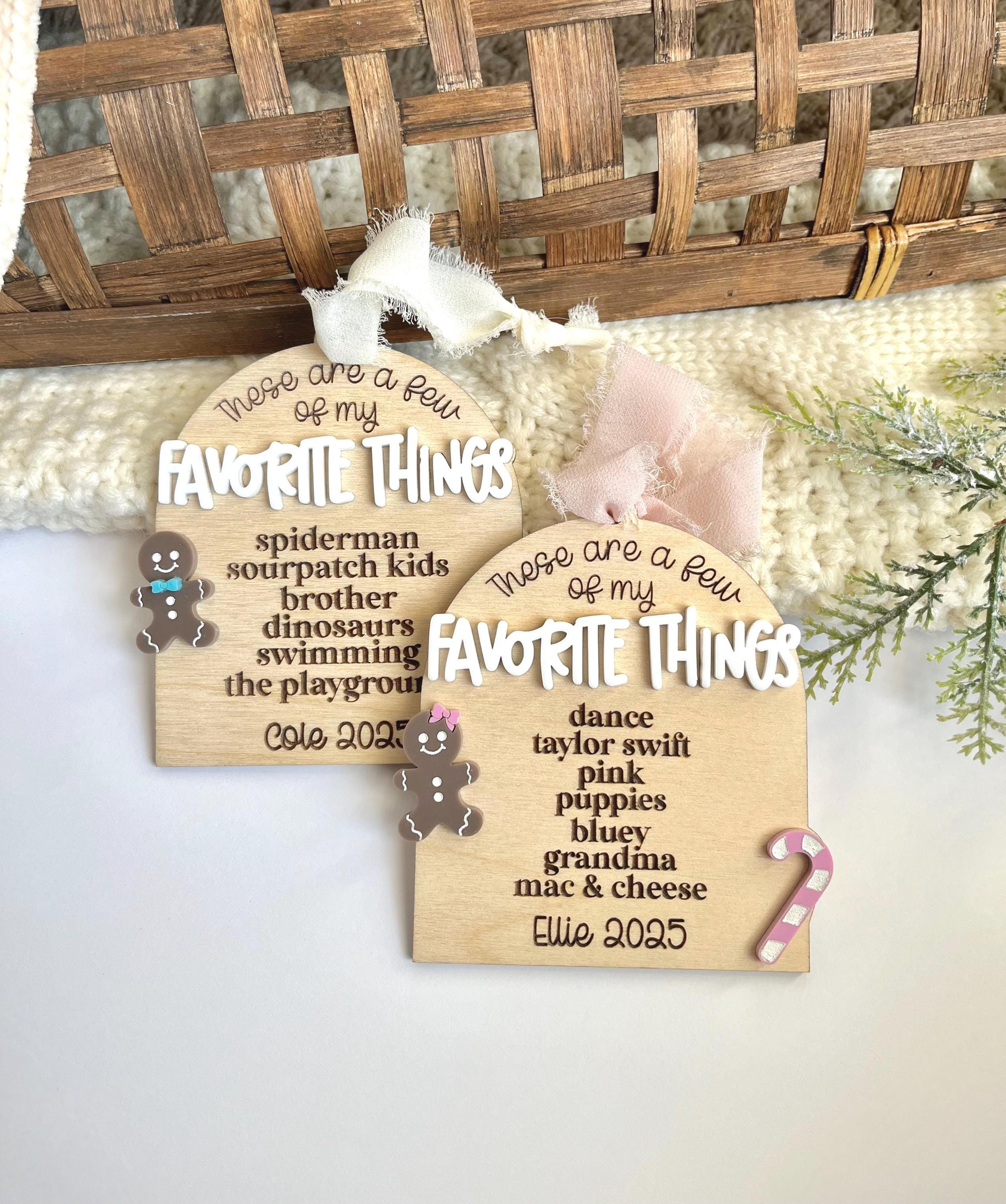 Personalized Kids Keepsake Ornament | Children’s Christmas Ornament ...