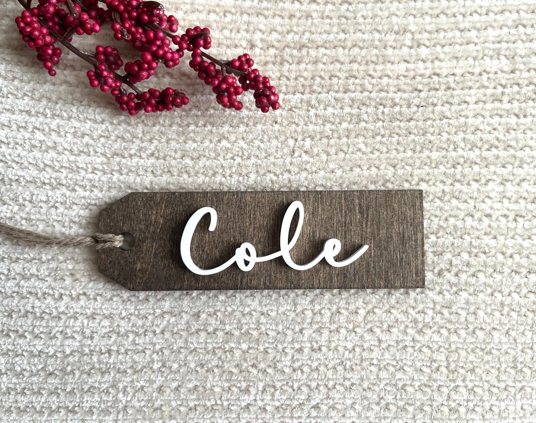 Personalized Stocking Tags Christmas Stocking Tags Stocking Name Tags ...