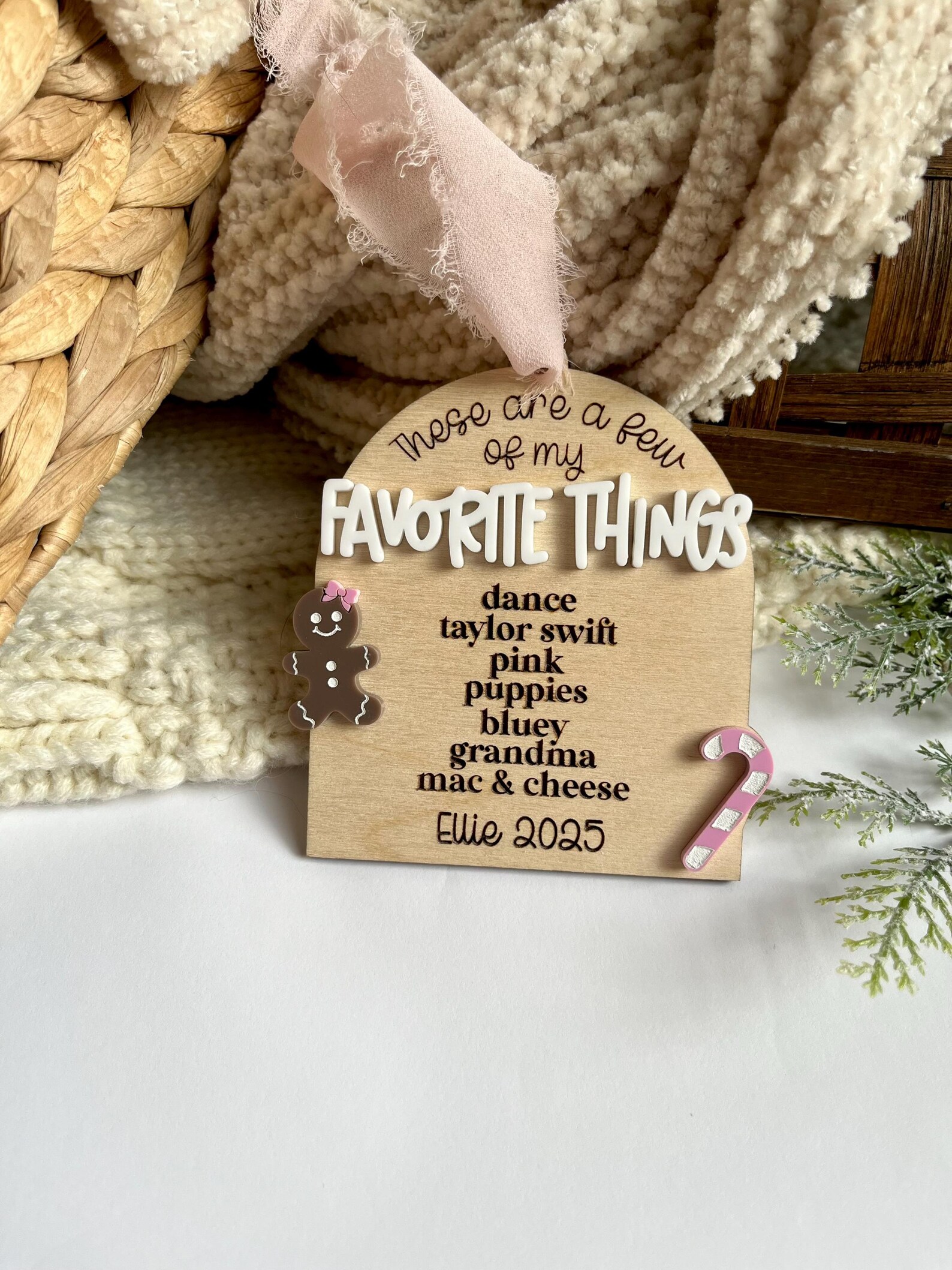 Personalized Kids Keepsake Ornament | Children’s Christmas Ornament ...
