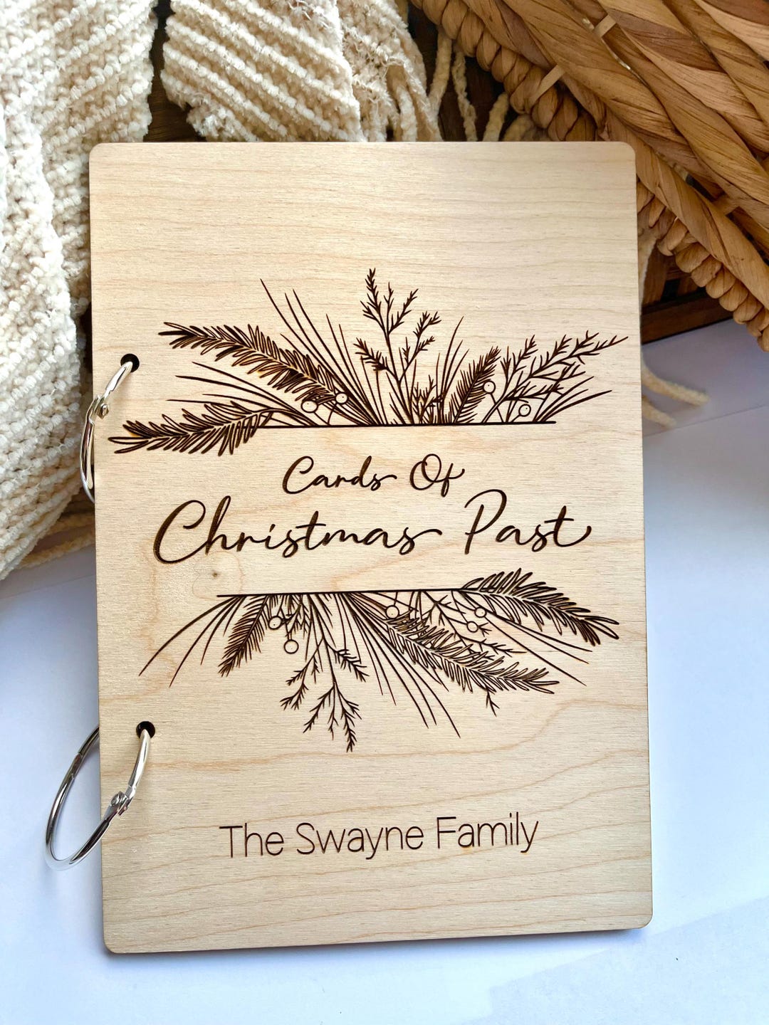 Cards of Christmas Past | Holiday Card Holder - Etsy