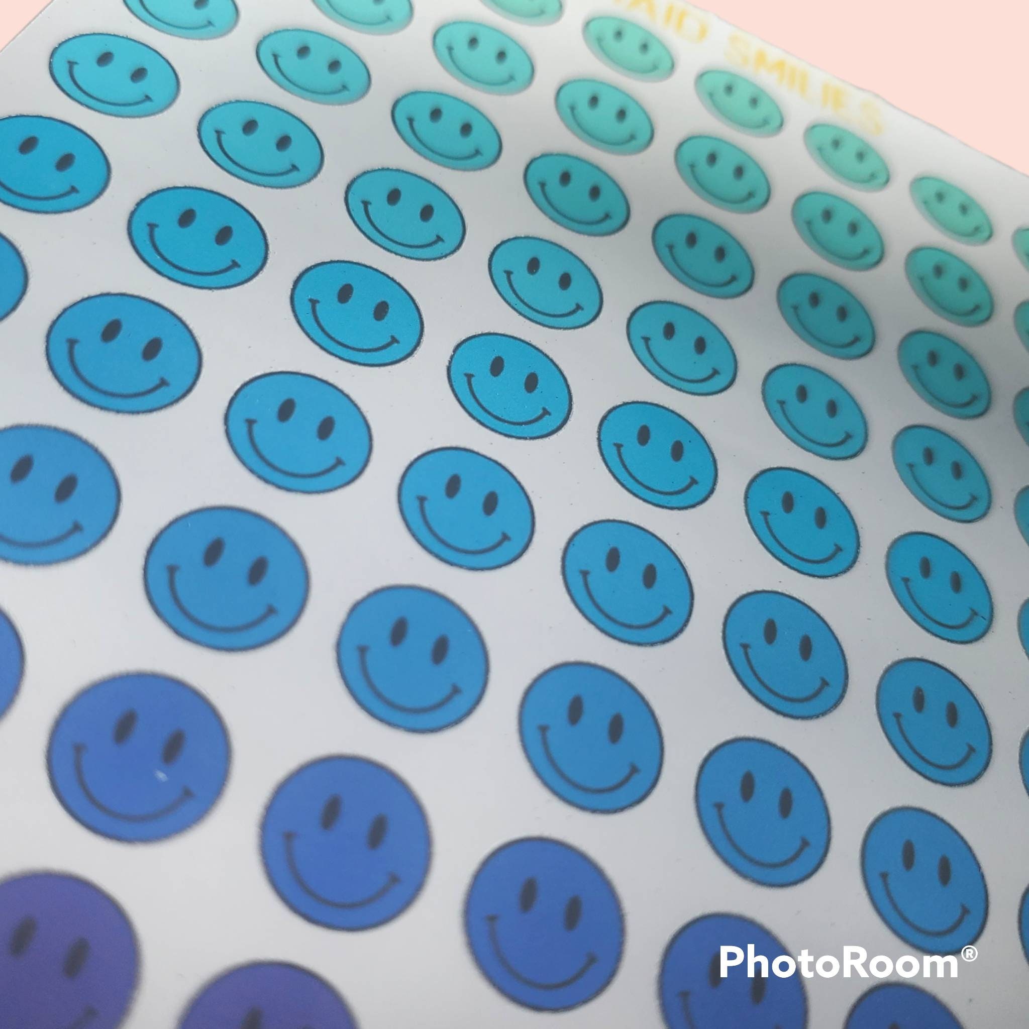 Rainbow Colorful Tiny Smiley Faces Water-resistant for Journals ...