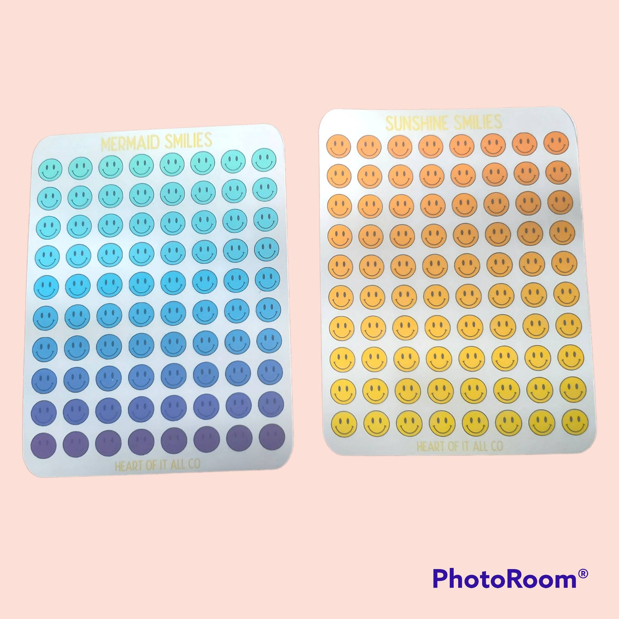 Rainbow Colorful Tiny Smiley Faces Water-resistant for Journals ...