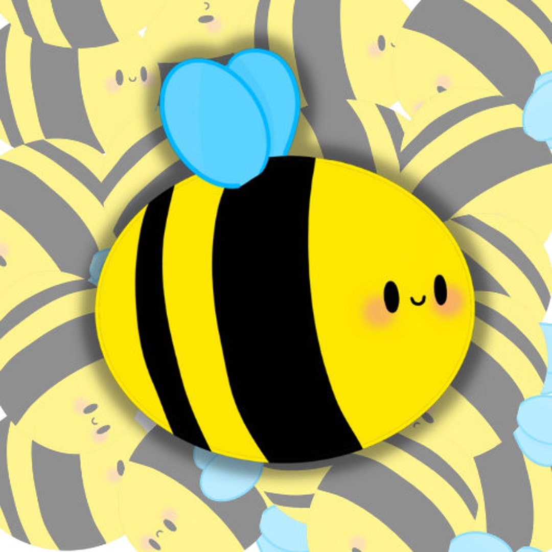 Cute Baby Bumble Bee Permanent Water-resistant Vinyl Decal for - Etsy