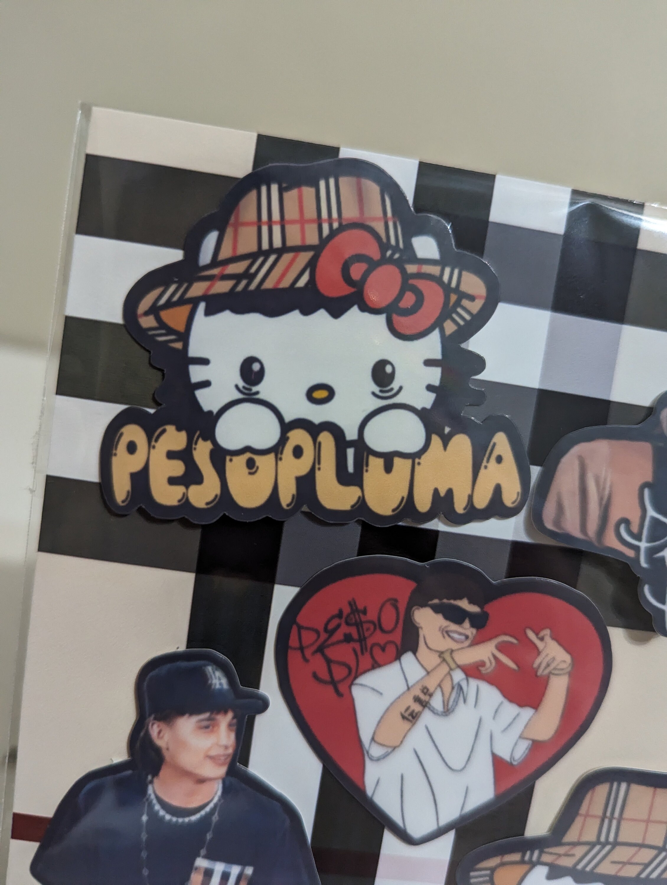 Peso Pluma Stiker Bundle, 5 Peso Pluma Stickers, Doble P Sticker Bundle ...