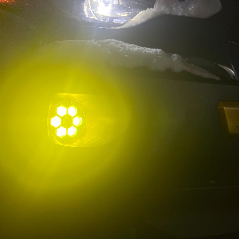 Yellow Fog Light Tint Overlays for 2024–2026 Subaru Crosstrek ...