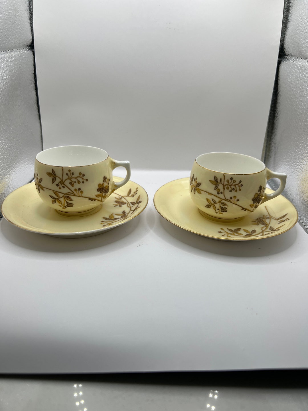 Set of 2 Marked AK Limoge Bone China Cups Antique - Etsy