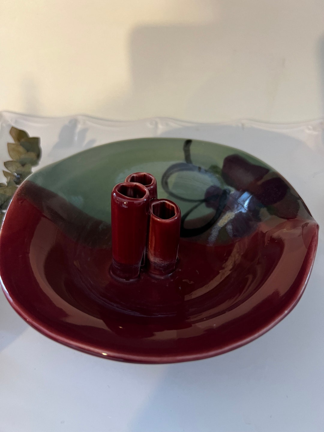 Kent Follette Art Pottery Bud Vase Ikebana Flower Signed - Etsy