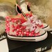 Minnie Mouse Converse - Etsy